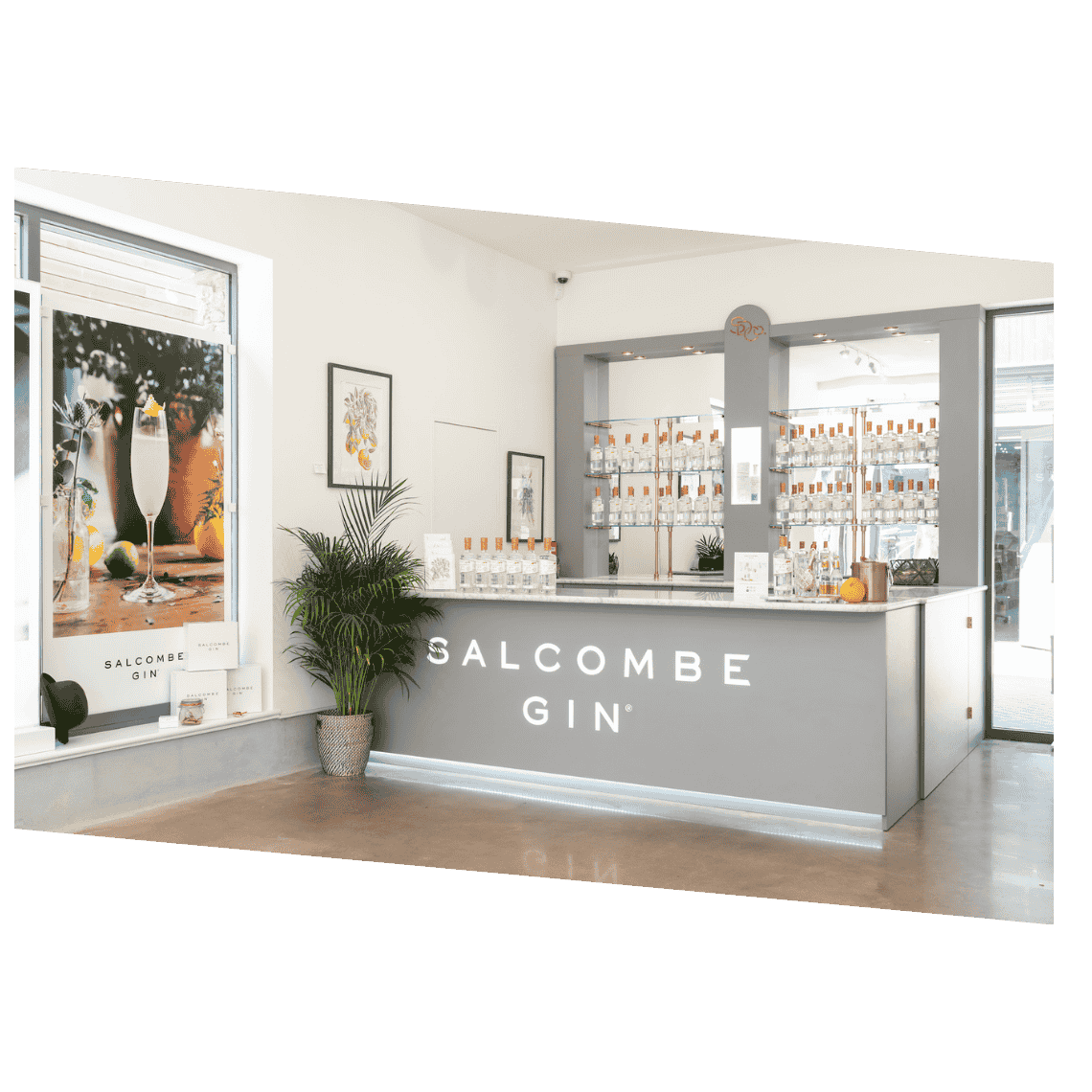 Salcombe Gin Shop Fit-Out | Bespoke Point of Sale & Display Design ...