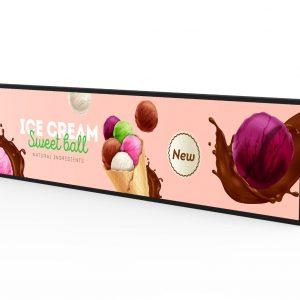 Ultra-Wide Stretched Bar Display