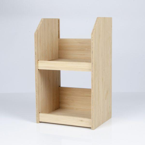 Wooden Retail Display Stand | Wood Shelves For Retail | Luminati