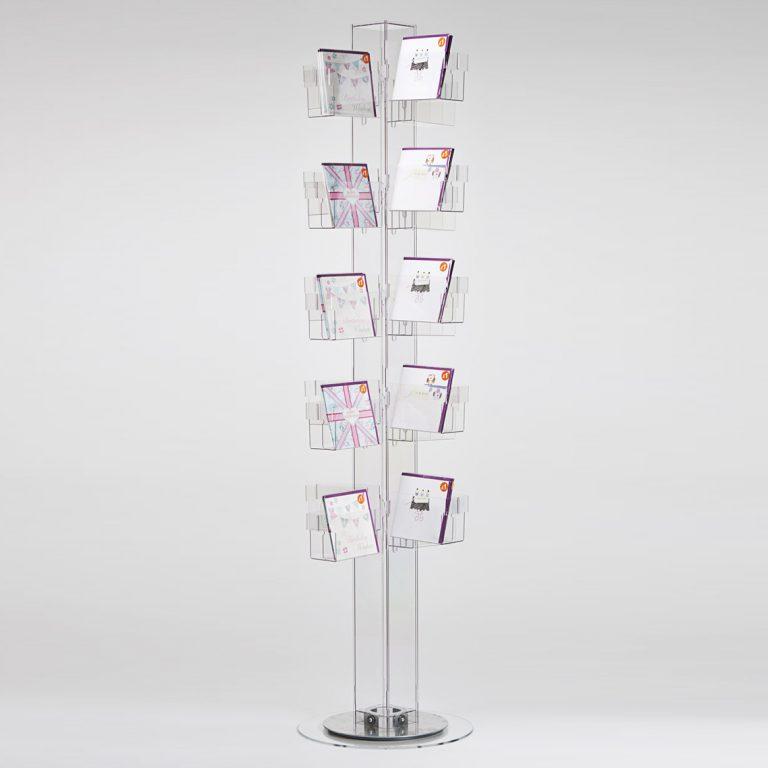 Acrylic Card Spinner | Rotating Display Stand | Luminati