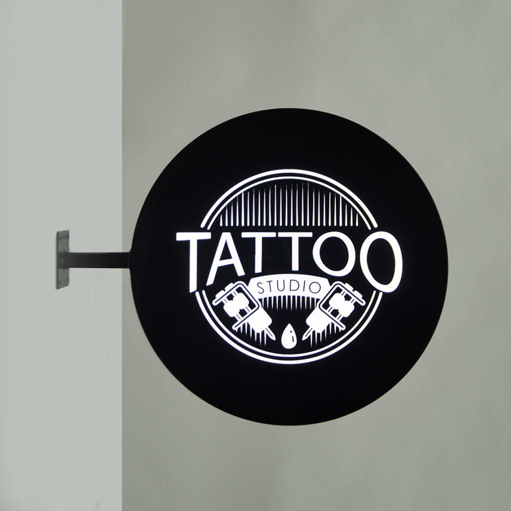 Round Lightbox Sign | Pop-up Shops & Store Signs | Luminati