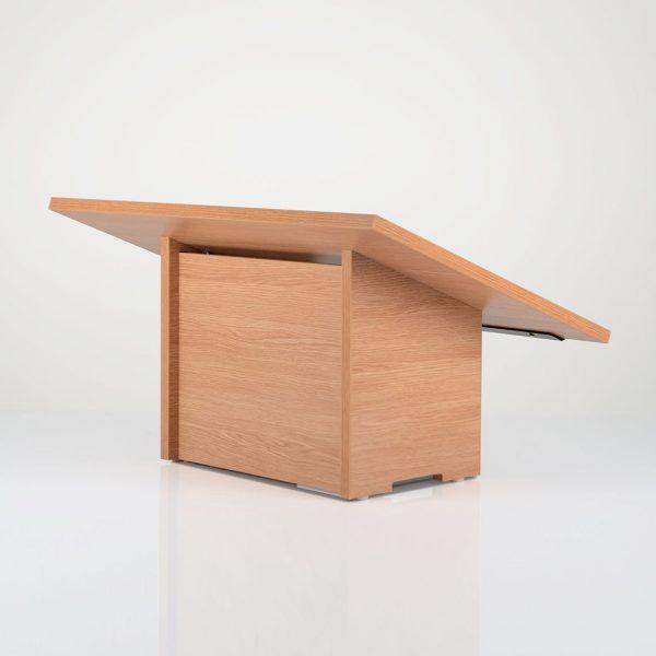 Wooden Flat Pack Portable Desktop Lectern | Luminati