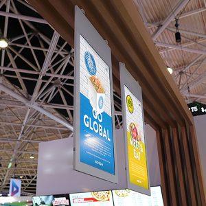 Double Sided Advertising Screen | Hanging Digital Displays