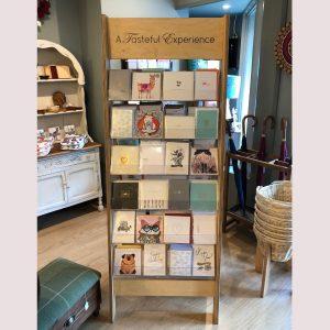 Double Sided Card Display | Wooden A Frame | Luminati