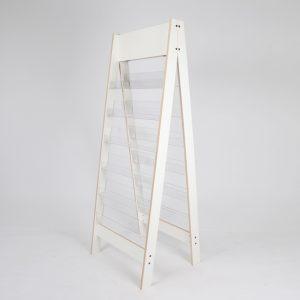 Double Sided Card Display | Wooden A Frame | Luminati