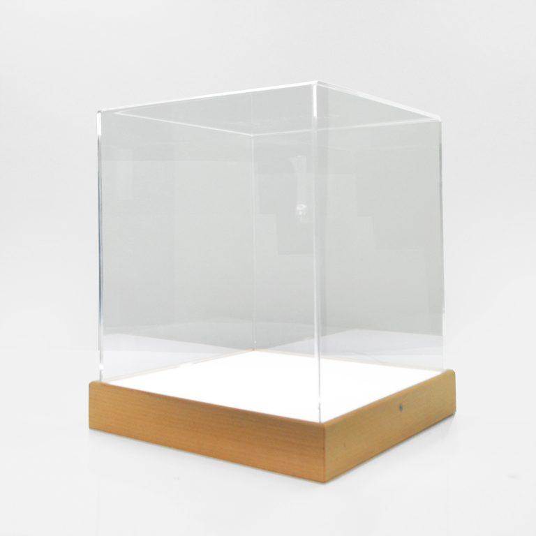 Wooden Display Case with Illumination | Acrylic & Wood | Luminati