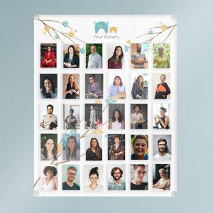 Custom Easy Clean Staff Photo Board | From £56.59 | Luminati
