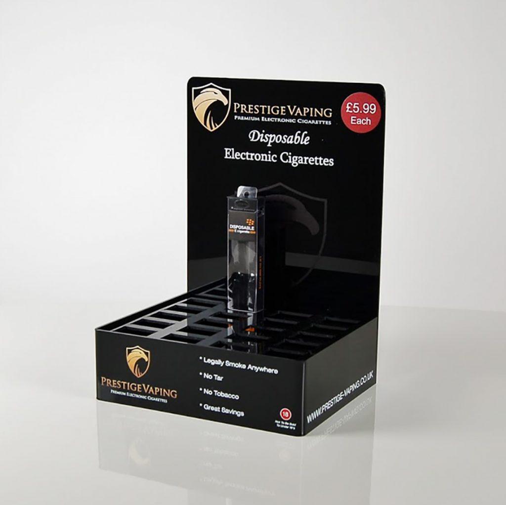 E-Cigarette and Vape Counter Top Displays | Bespoke | Luminati