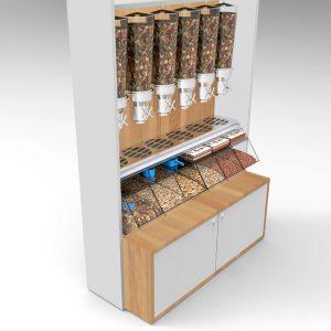 Bespoke Gravity Dispenser Displays | Food Dispensers | Luminati