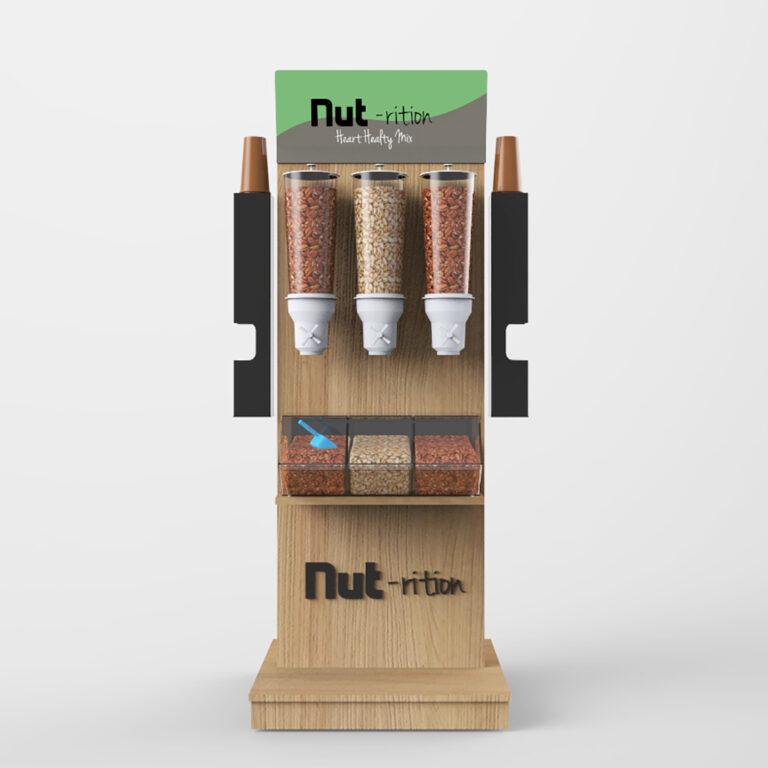 Bespoke Gravity Dispenser Displays | Food Dispensers | Luminati