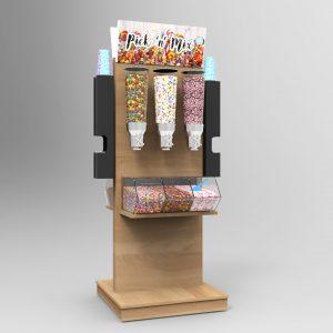 Bespoke Gravity Dispenser Displays | Food Dispensers | Luminati