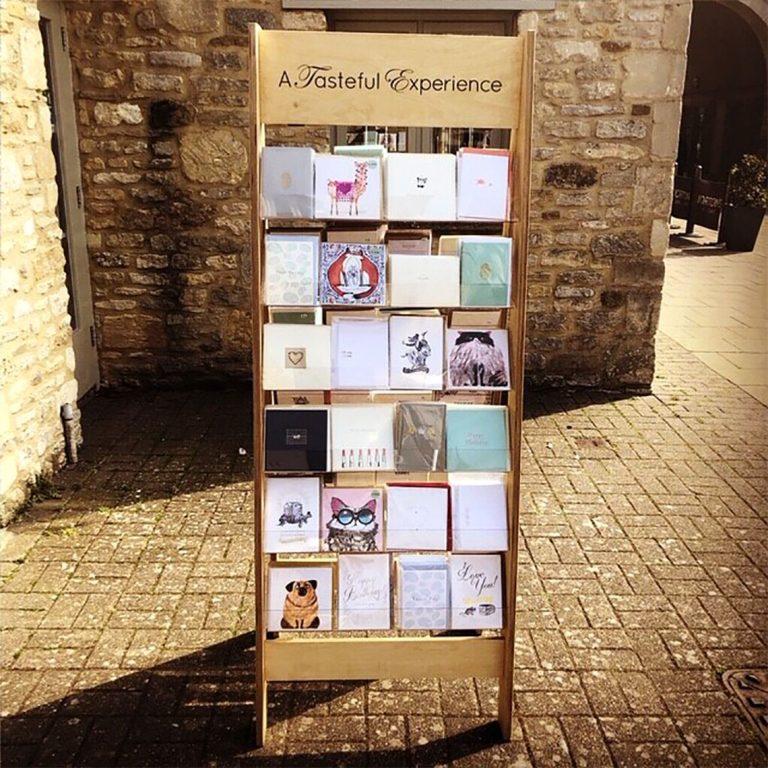 Double Sided Card Display | Wooden A Frame | Luminati