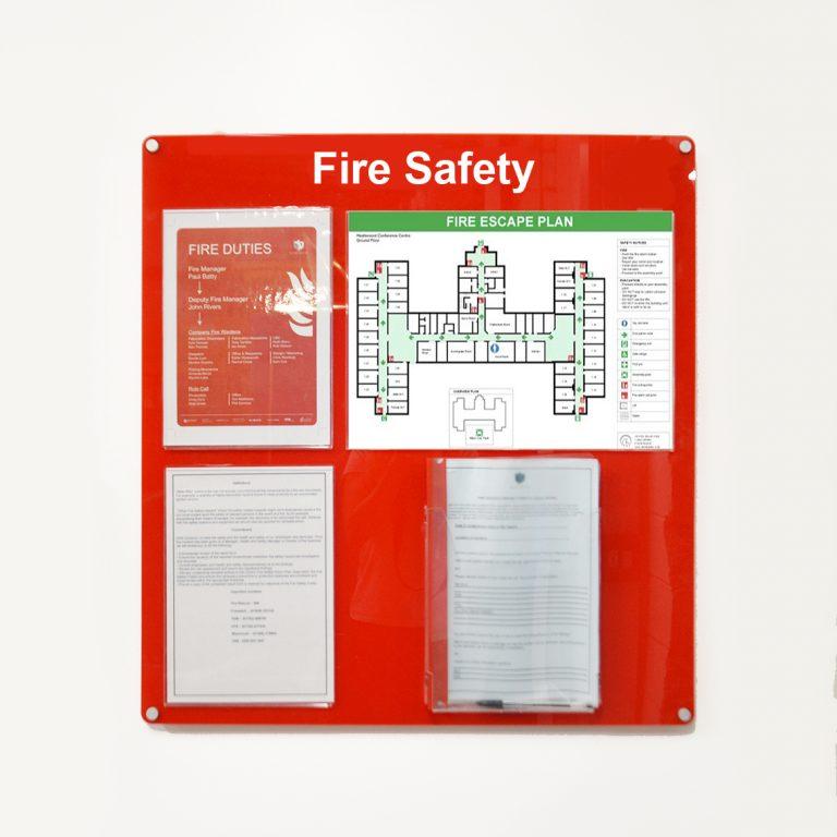 Fire Safety Wall Board | Office, Warehouse, Commercial Space