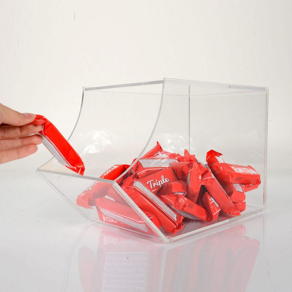 Acrylic Pick and Mix Bin | Sweets Dispenser Up to 3 Sections