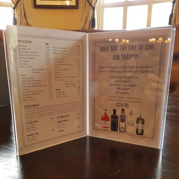 6 Side Table Talker | Menu & Information 6 Face Display | Luminati