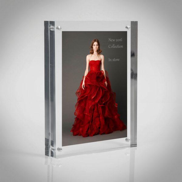 Acrylic Magnetic Photo Block Frame | Luminati