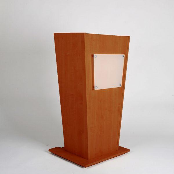 Premium Wooden Lectern | Beech & Walnut Finish | Luminati