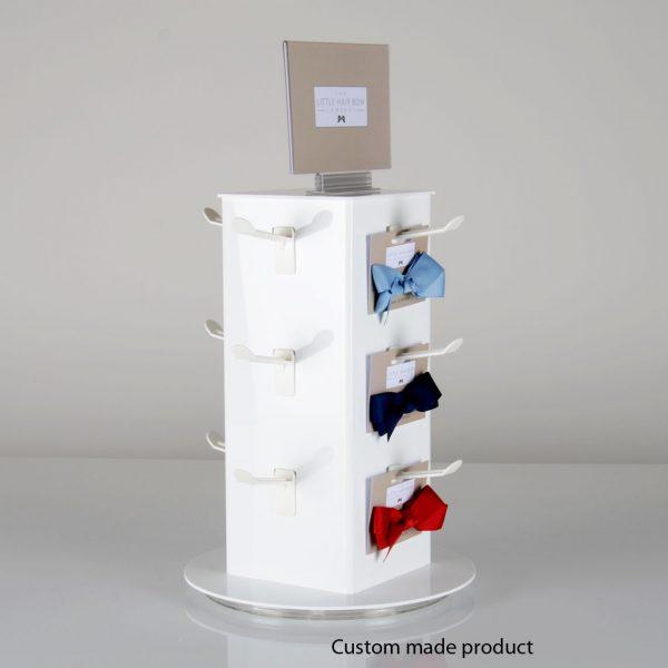 Counter Top Hooks Display Stand | Rotating POS for Small Items