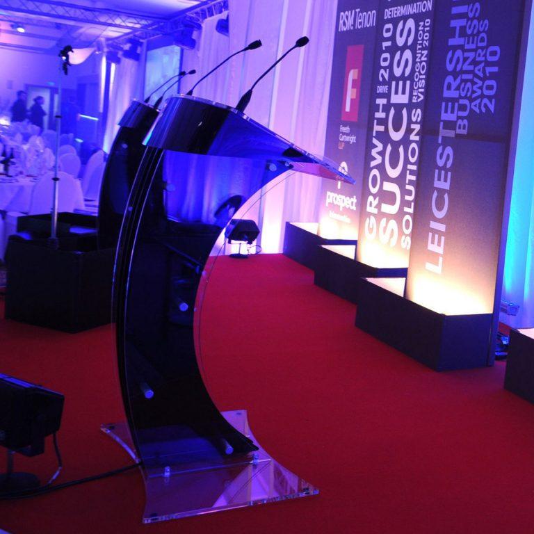Custom Lecterns with Microphone | Luminati