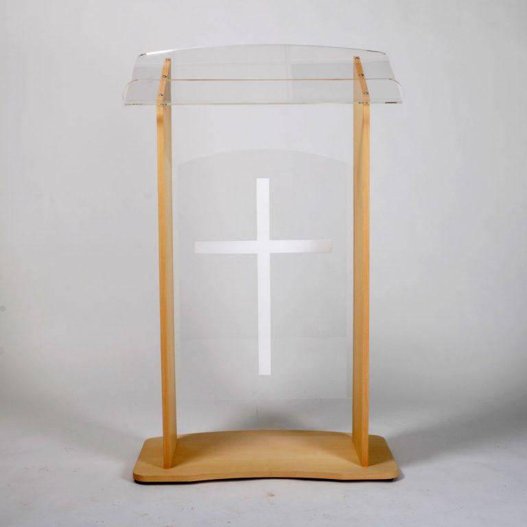 Premium Church Lectern | Wood & Acrylic | From £572.00