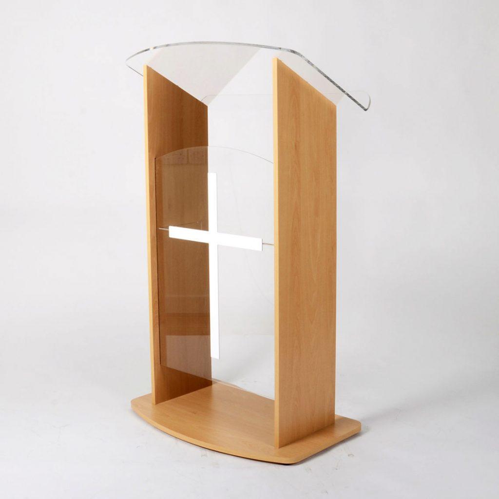 Premium Church Lectern | Wood & Acrylic | From £572.00