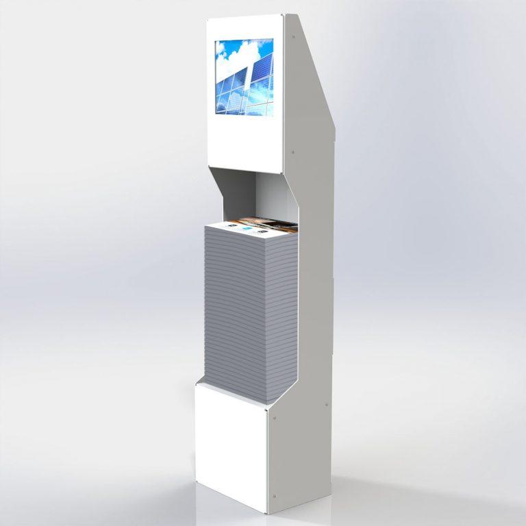 Brochure Display with Digital Screen | Luminati