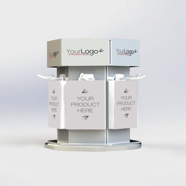 Rotating Merchandiser Unit | Bespoke Product Display | Luminati