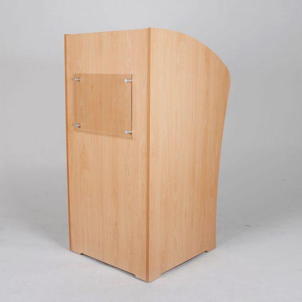 Security Guards Podium or Lectern | Bespoke Wood & Acrylic