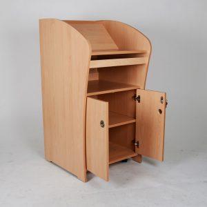 Security Guards Podium or Lectern | Bespoke Wood & Acrylic