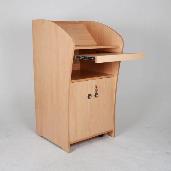 Security Guards Podium or Lectern | Bespoke Wood & Acrylic