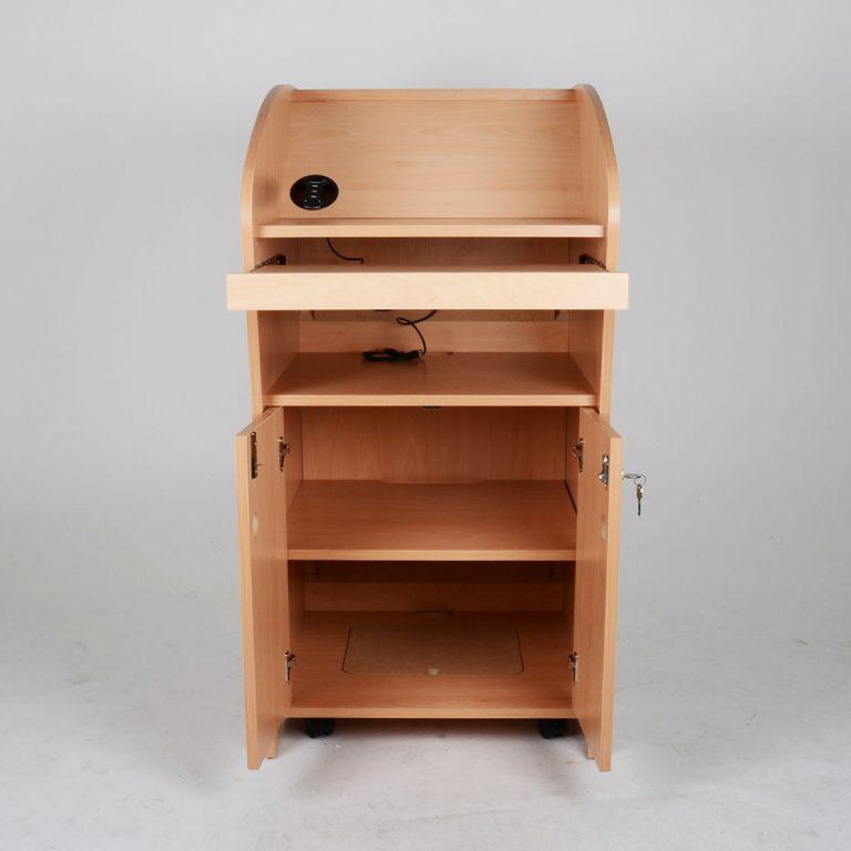 Security Guards Podium or Lectern | Bespoke Wood & Acrylic