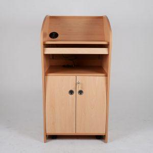 Security Guards Podium or Lectern | Bespoke Wood & Acrylic