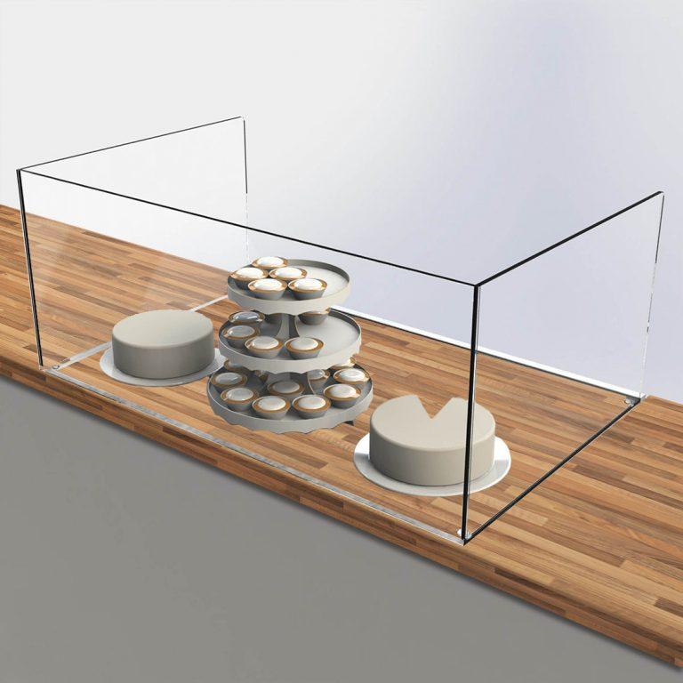 Glass Sneeze Guard | Glass Sneeze Guard For Counter | Luminati