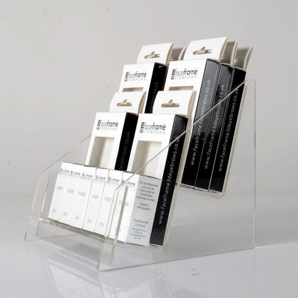 Eyelash Display Stand | Tiered Acrylic Cosmetic Display Unit