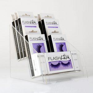 Eyelash Display Stand | Tiered Acrylic Cosmetic Display Unit
