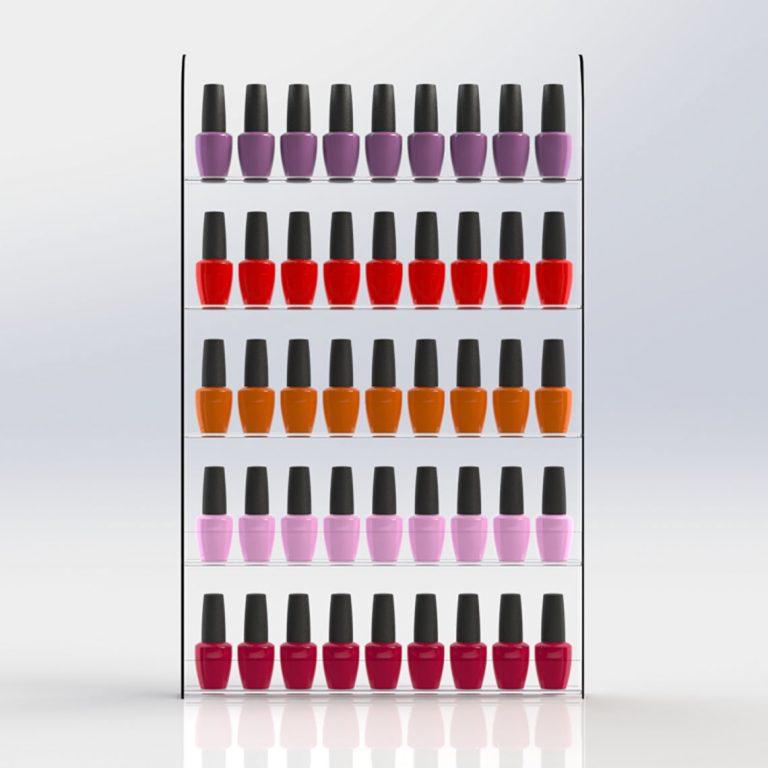 Wall Nail Polish Display Shelf | Luminati