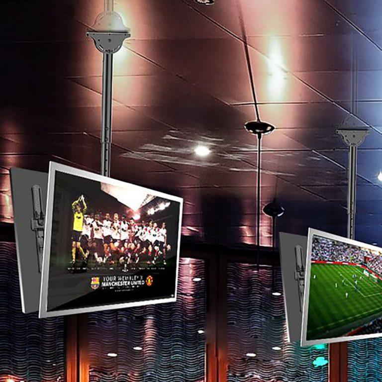 Double Sided Monitor Ceiling Mount | Screen Mounts | Luminati