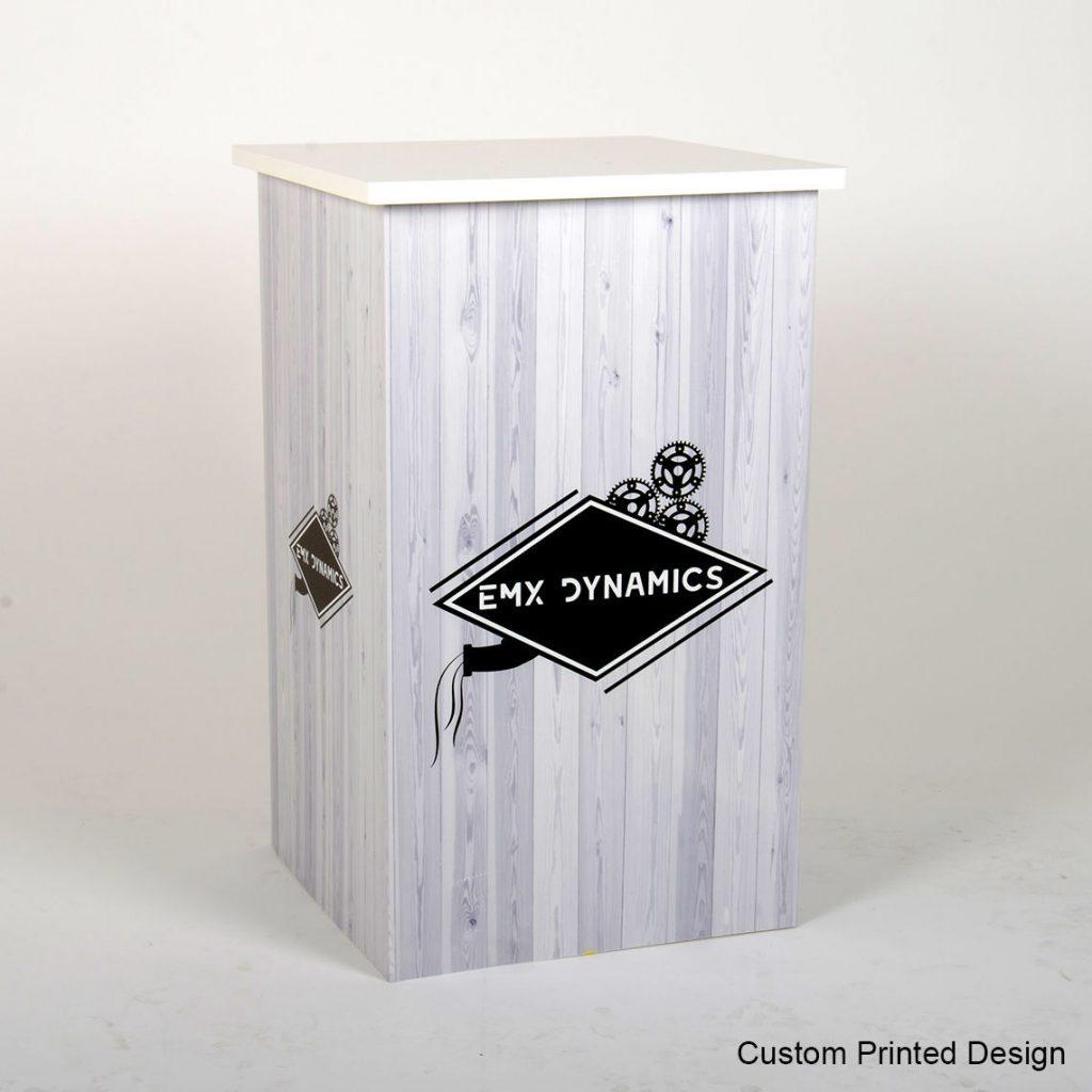 Flat Pack Podium Display Plinth | Collapsible Product Plinth