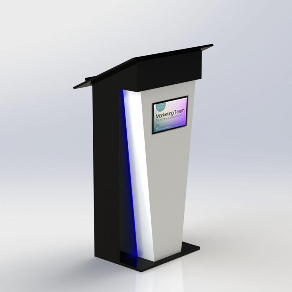 Lectern with LED Illumination & Digital Screen | Luminati