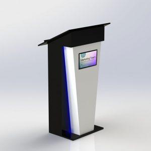 Lectern with LED Illumination & Digital Screen | Luminati