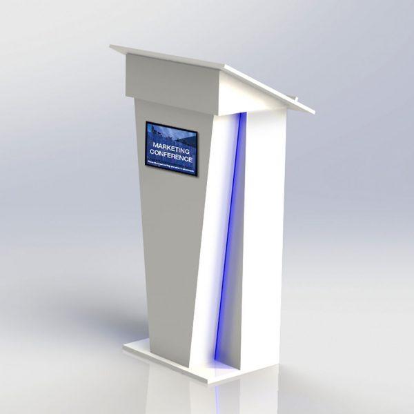 Lectern with LED Illumination & Digital Screen | Luminati