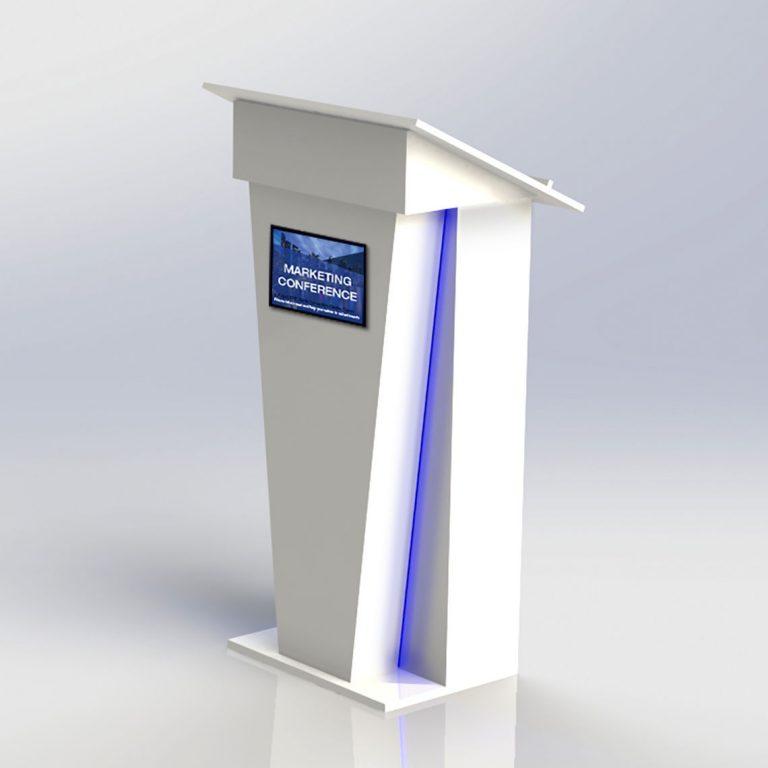Lectern with LED Illumination & Digital Screen | Luminati