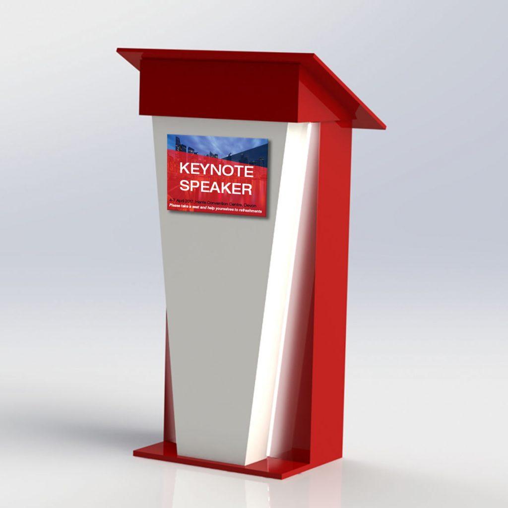 Lectern with LED Illumination & Digital Screen | Luminati