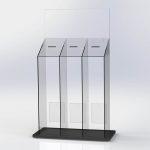 Charity Token Collection Box | Acrylic Box | Luminati