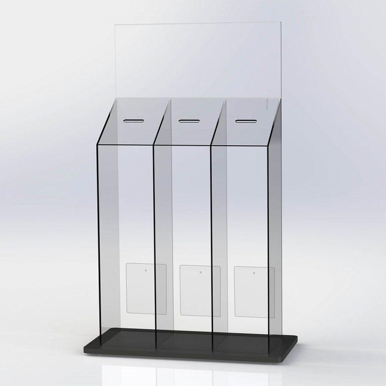 Charity Token Collection Box | Acrylic Box | Luminati