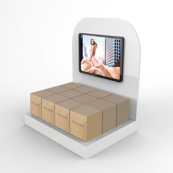 Point of Sale Display Unit with Digital Screen | Luminati