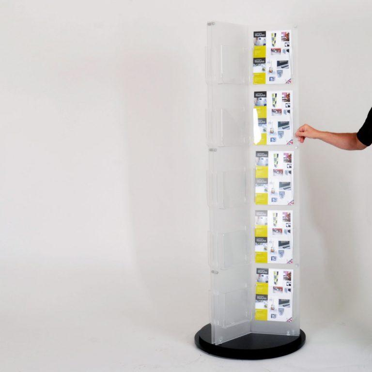Brochure Carousel Stand | Rotating POS | Luminati