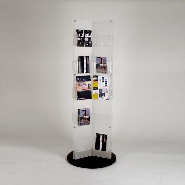 Brochure Carousel Stand | Rotating POS | Luminati
