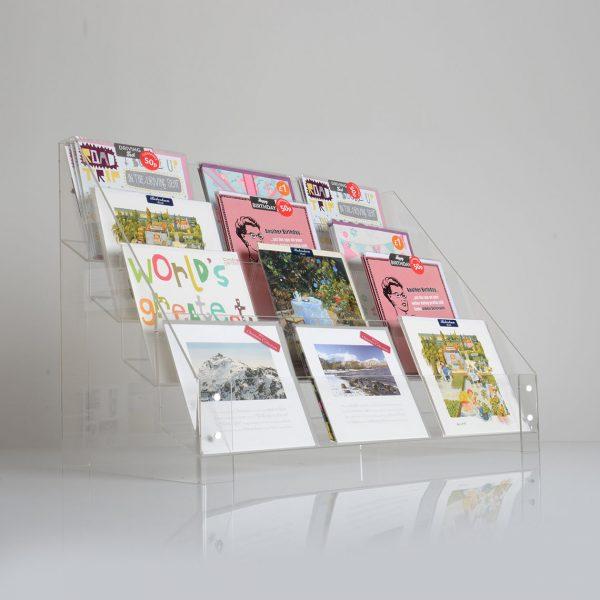 Acrylic Greeting Card Display Stand | Postcard Rack | From £51.43