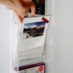 Acrylic Card Display Rack | Wall Mounted | Up to 7 Pockets
